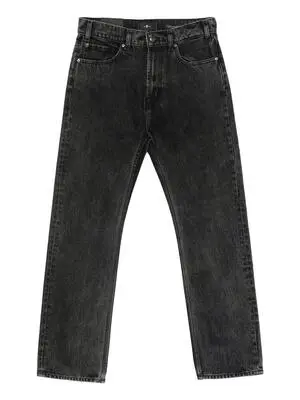 7 For All Mankind Straight-leg Jeans - Grey