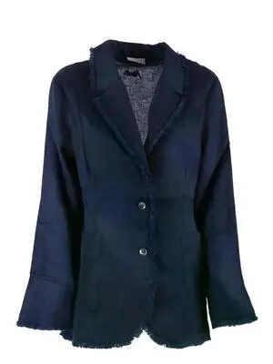 P.a.r.o.s.h Frayed-edge Jacket - Blue