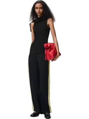 Loewe Stretch Viscose Top - Black
