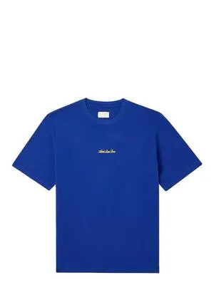 Aimé Leon Dore Aimé Leon Dore - Logo-Embroidered Cotton-Jersey T-Shirt - Men - Blue - XS Navy