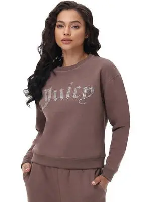 Juicy Couture Fleece Crewneck Pullover - Pewter