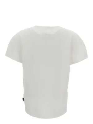 MAISON MARGIELA MAGLIETTA A MANICHE CORTE Bianco