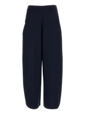 M.S.M. MILANO Wide-leg Trousers - Blue