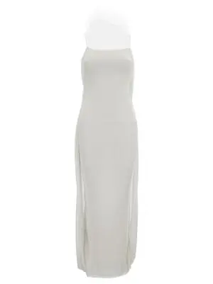 Jacquemus Plumetis Jersey Dress - White