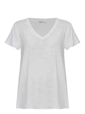 American Vintage V-neck T-shirt - White