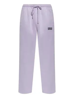 American Vintage Sweatpants With Printed Logo - Purple