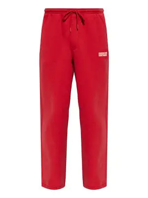 American Vintage Sweatpants With Printed Logo - Red