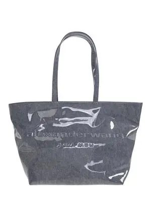 Alexander Wang Shopper Bag With Logo - Grey