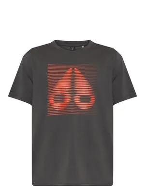 Moose Knuckles T-shirt With Print - Grey