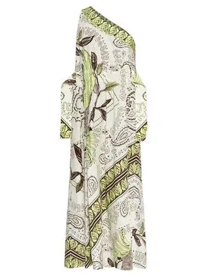 Tory Burch One-shoulder Gown - White