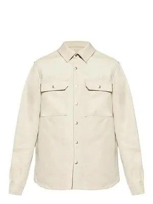 Rick Owens Denim Overshirt Jacket - Cream