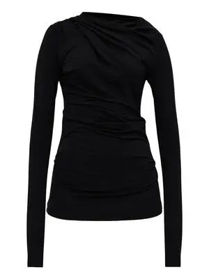 ENTIRE STUDIOS Draped Top - Black