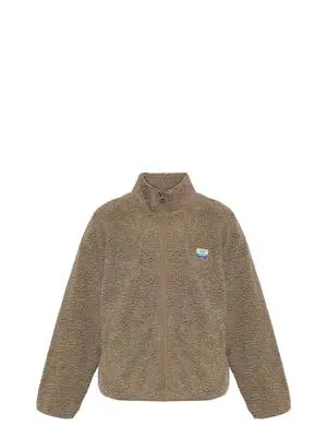 American Vintage Fleece Zip-up Sweatshirt - Beige