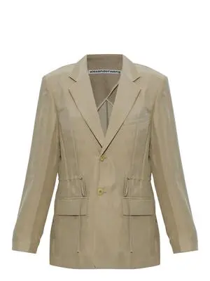 Alexander Wang Silk Blazer - Green