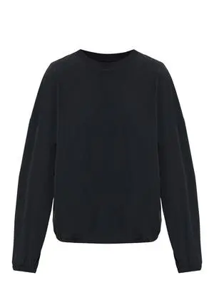 RETHINKIT STUDIOS Oversized Top With Logo - Black