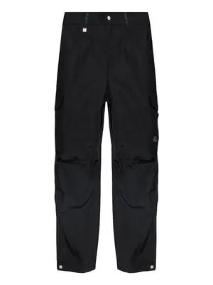Moose Knuckles Cargo Trousers With Ruching Black