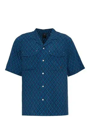 Moose Knuckles Shirt With Monogram - Blue