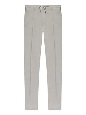 Eleventy Tapered Wool Trousers - Grey
