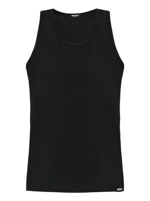 Dsquared2 Sleeveless Lingerie Top - Black