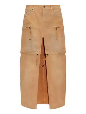 Dsquared2 Cargo Maxi Skirt - Beige