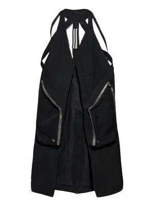 Rick Owens Vest With Pockets - Black