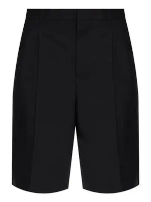 Ami Wool Shorts - Black