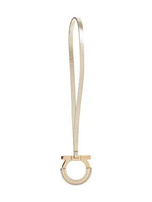 SALVATORE FERRAGAMO Leather Bag Keychain