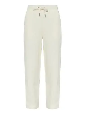 Ami Wide-leg Sweatpants - Cream