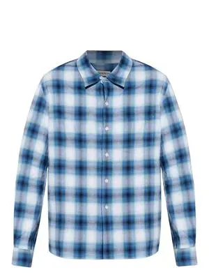 JW Anderson Shirt With A Check Pattern - Blue