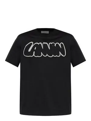 LANVIN T-shirt With Logo - Black