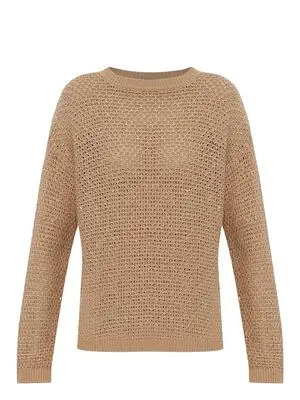 Fabiana Filippi Sweater With Sequins - Beige