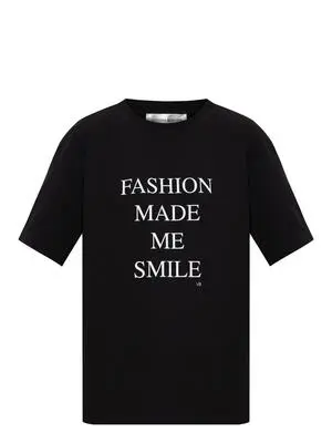 Victoria Beckham T-shirt With Graphic - Black