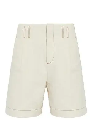 LANVIN Cotton Shorts - Cream