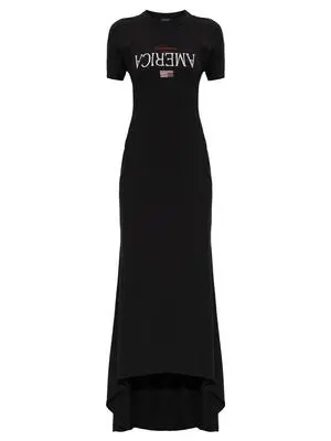 WILLY CHAVARRIA Welcome To America Dress - Black