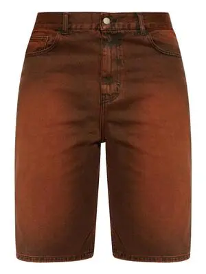 CARNE BOLLENTE Denim Shorts - Brown
