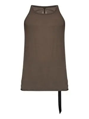 Rick Owens Sleeveless T-shirt - Brown