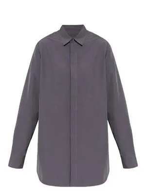 JIL SANDER Shirt With Back Slit - Grey
