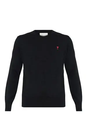 Ami Wool Sweater - Black