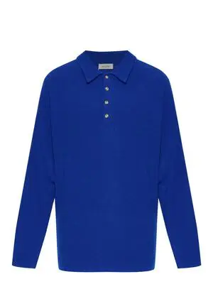 American Vintage Wool Polo - Blue