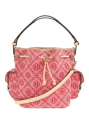 Tory Burch Tory Burch T Monogram Shoulder Bag Red