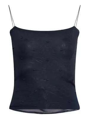 Jacquemus Strappy Viscose Top - Navy Blue