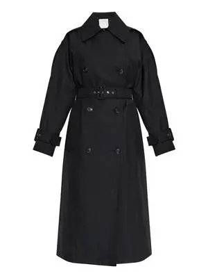 Sportmax Gocce Trench Coat - Black