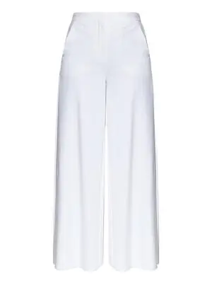 Max Mara Palazzo Trousers - White