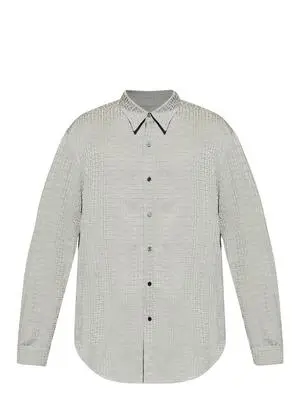 Balmain Shirt With Monogram - Grey
