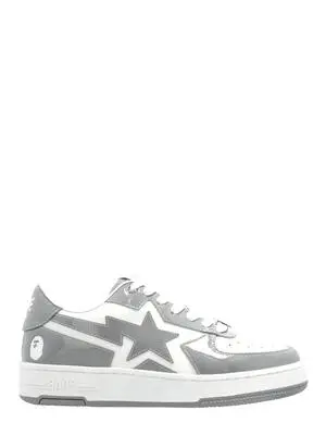 A BATHING APE Logo Sneakers Grey