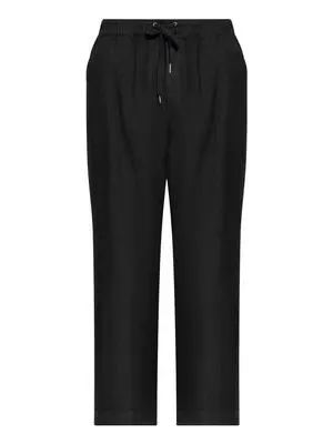 ALLSAINTS Linen Wide Leg Trousers - Black