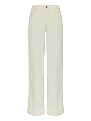 Rag & Bone Flared Leg Jeans - Cream