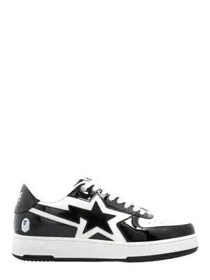 A BATHING APE Logo Sneakers - Black