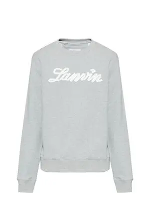 LANVIN Logo Sweatshirt - Grey