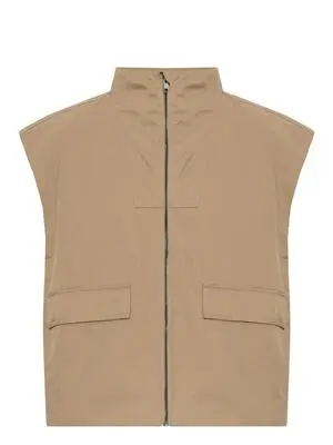 RETHINKIT STUDIOS Oversized Vest - Brown